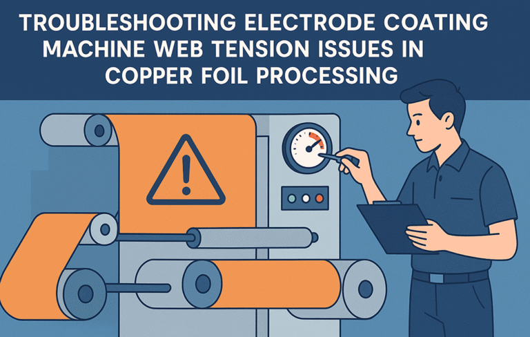 Troubleshooting Electrode Coating Machine Web Tension Issues in Copper ...