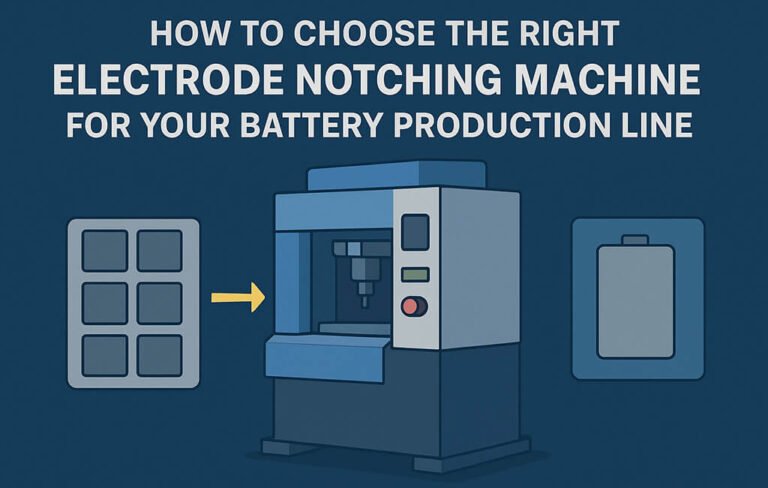 How to Choose the Right Electrode Notching Machine for Your Battery ...