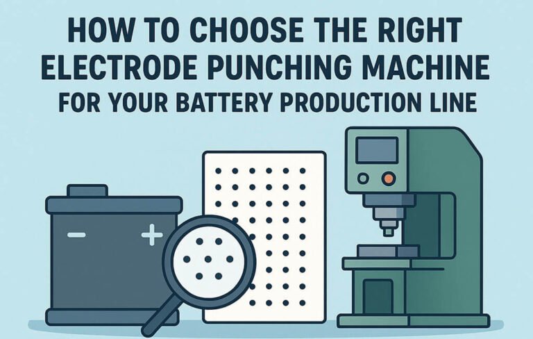 How to Choose the Right Electrode Punching Machine for Your Battery ...