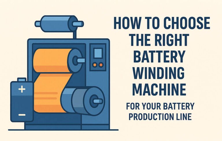 How to Choose the Right Battery Winding Machine for Your Battery ...
